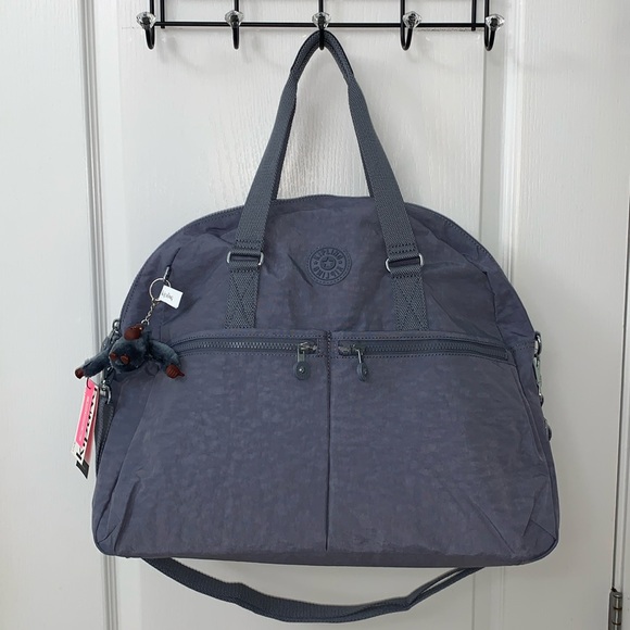 Kipling | Bags | Kipling Pastel Purple Greyish Jumbo Travel Gym Work ...